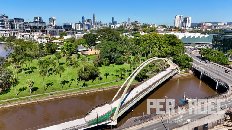 GRP Permanent Formwork for Bridges – Breakfast Creek Green Bridge