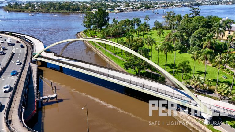 GRP Permanent Formwork for Bridges – Breakfast Creek Green Bridge